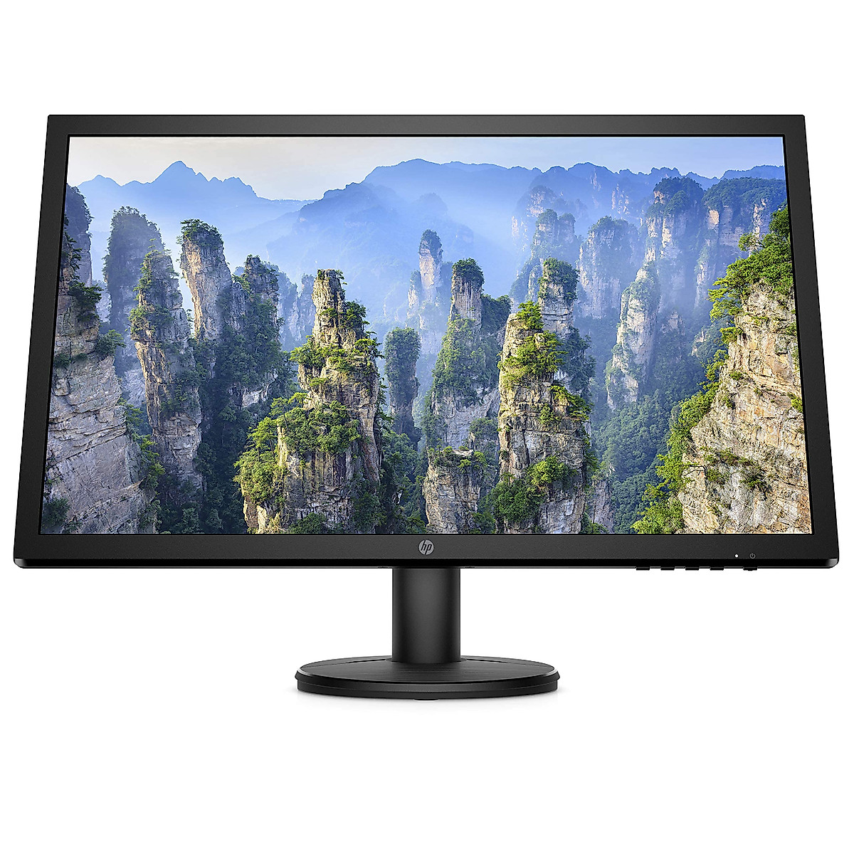 HP V24 FHD Monitor | 24-inch Diagonal Full HD Computer Monitor with 75Hz Refresh Rate and AMD Freesync | Low Blue Light Screen with HDMI and VGA Ports | (9SV71AA) (Renewed)