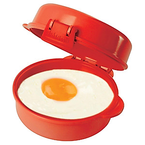 Sistema Red Polypropylene 'Easy Eggs' Microwave Dish