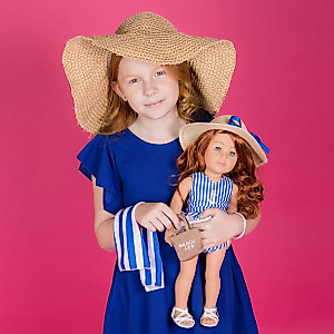 ADORA Amazon Exclusive Amazing Girls Collection, 18” Realistic Doll with Changeable Outfit and Movable Soft Body, Birthday Gift for Kids and Toddlers Ages 6+ - Sasha