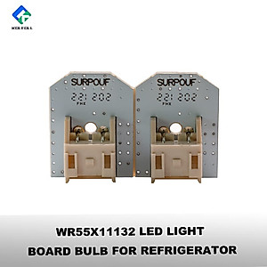 KOLEOLL WR55X11132 WR55X25754 WR55X26486 Refrigerator Led Light Compatible With GE Refrigerator (2pack)