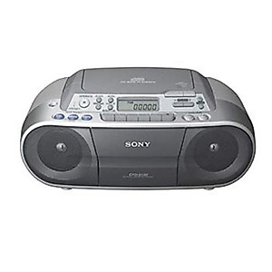 Sony CFDS01 CD Radio Cassette Recorder - Silver