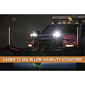 SaltDogg 1308136 36 Inch Illuminated LED Snow Plow Guides, Snow Plow Blade Markers for High Visibility