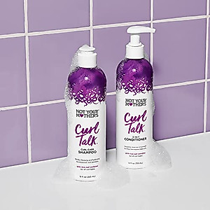 Not Your Mother's Curl Talk Shampoo and Conditioner - 12 fl oz (2 Pack) - Shampoo and Conditioner for Curly Hair