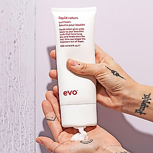 EVO Total Recoil Curl Definer - Strong Hold Defining Moisturizing Cream - Enhances Natural Curl Pattern & Reduces Frizz - Humidity Control l - 200ml / 6.7fl.oz