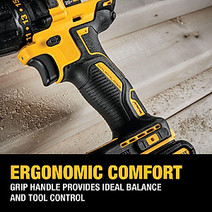 DEWALT 20V MAX Cordless Drill Driver, 1/2 Inch, 2 Speed, XR 2.0 Ah Battery and Charger Included (DCD777D1)