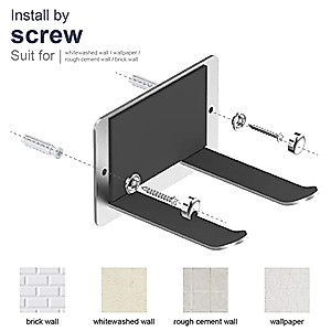 Tirplot Self Adhesive Hair Dryer Holder Wall Mounted - Adhesive Bathroom Hair Blow Dryer Rack Organizer Compatible with Dyson Hair Dryers