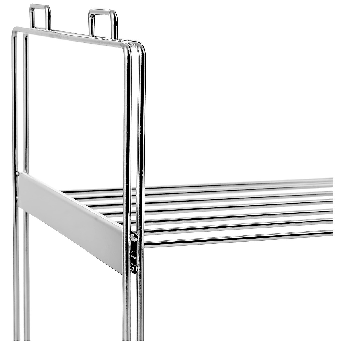 Whitmor 2 Tier Stackable Closet Shelves - Chrome