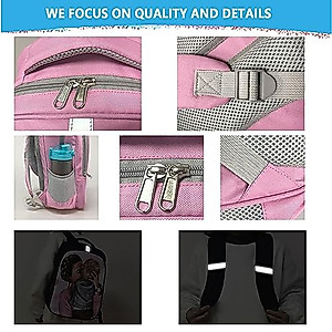 OARISL Teen Backpack 17inch Laptop Bag Cute Luminous Design Casual Daypack Bookbags for Men Women 12