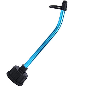 Fuel Filler Bottle, 250ML Universal RC Car Accessory Nitro Engine Fuel Filler Bottle with Aluminum Alloy Bottle Straw for RC Model Car White Fuel Bottle