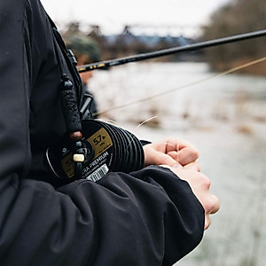 CORTLAND Ultra Premium Fluorocarbon Durable Flexible Abrasion-Resistant Trout Tippet with Plasma Finish for Freshwater | Nymphing/Dry Fly Fishing/Streamer Fishing, 30 YDS, 01X- 17.3 LB