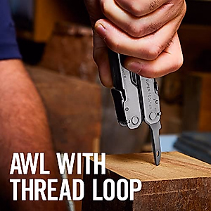 LEATHERMAN, Super Tool 300 Multitool with Premium Replaceable Wire Cutters and Saw, Stainless Steel with Nylon Sheath