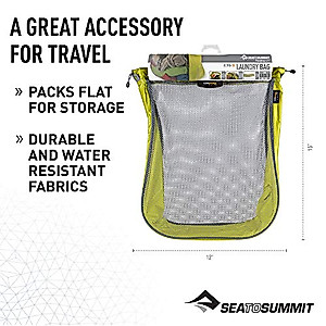 Sea to Summit Traveling Light Laundry Bag, Lime