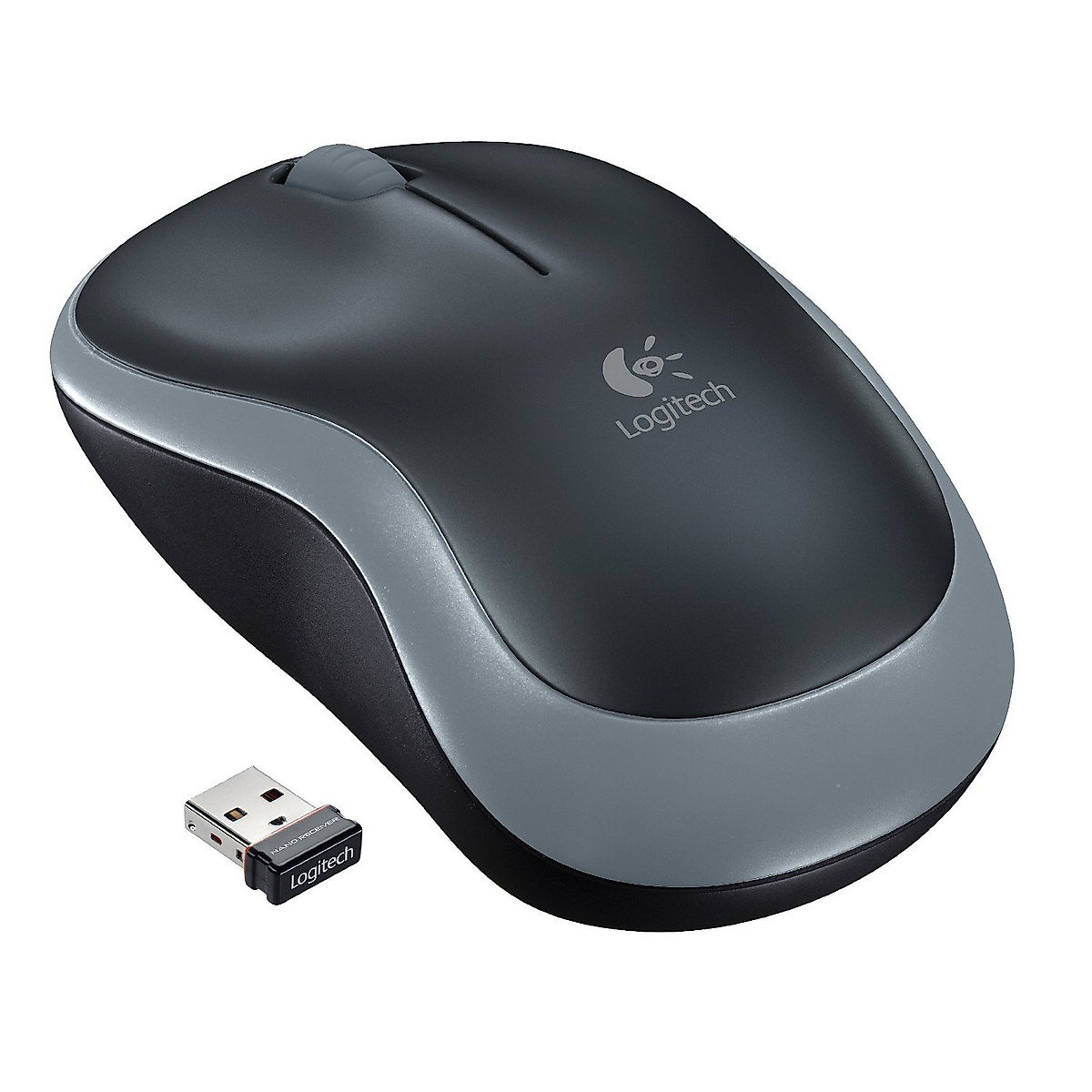 Wireless Mouse - Logitech M185 Wireless Mouse,Black Red