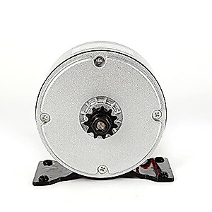 Electric Motor, 250W 24V DC Electric Brush Motor for DIY Electric Scooter E Bike Go Kart Mini Bike Quad