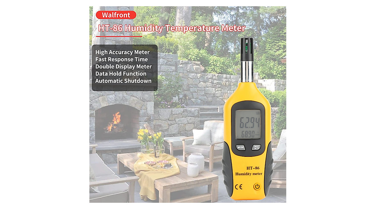 HT-86 Portable Digital Humidity and Temperature Meter - Walfront