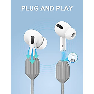 AirPods Smart Portable Charger, Neck-Mounted and Anti-Lost Straps Design for AirPods 1/2/pro/3,Not for 2022 New AirPods Pro 2.Fast Charging Accessories(AirPods not Included)