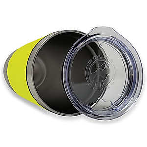 LaserGram 20oz Vacuum Insulated Tumbler Mug, Rx Pharmacy Symbol, Personalized Engraving Included (Faux Leather, Softball Style)