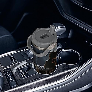 YTLKGFP 30 Oz Large Capacity Car Cup Grim Reaper Tumbler with Handle Straw Lid Insulated Stainless Steel Water Bottle Travel Mug Leak-proof Car Cup Keeps Cold Or Hot