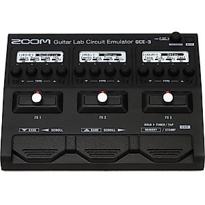 Zoom GCE-3 Guitar Lab Circuit Emulator, Compact USB Audio Interface for Emulation of Zoom Effects Processors Using Guitar Lab Software