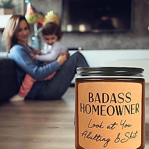 Candles Gifts for Home - House Warming Gifts New Home Women Men - Funny Housewarming Gifts for New House - New Home Candle for homeowner