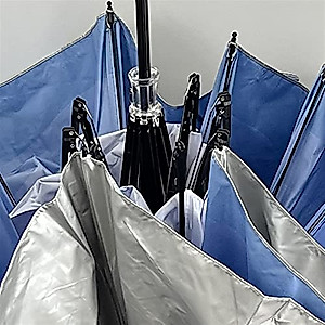 TARVIT Umbrellas Gradient Watercolor Large Fully-automatic Parasol Umbrella Foldable Eight Strand Umbrella For Adults Rain Umbrella