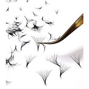 1000 Premade volume fans Mixed lengths 9-16mm loose Fans C, D Curl. Handmade eyelash extensions supplies Russian volume lash promade fan 4D 5D 6D 7D 8D 9D 10D (Curl D, 4D - 0.07)