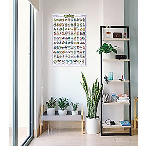 Pokemon - Manga/Anime TV Show Gaming Poster (Sinnoh-Region - Pokemons #387 - #493) (Size: 24" x 36")