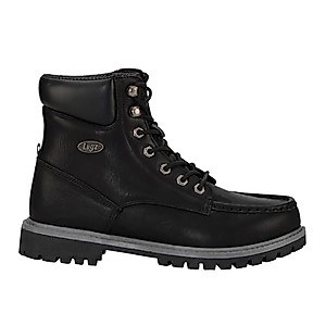 Lugz Men's Folsom Boot, Black/Charcoal, 10.5 D US