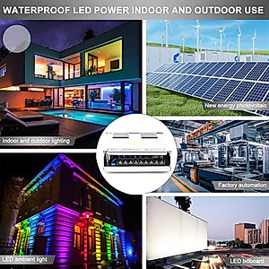 TorqCali ERP-350-12 350W Single Output LED Power Supply 12V 29.7A Constant Current IP67 Rated for LED Lighting, Signage, and Display Applications