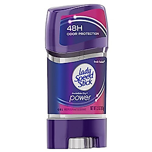 Lady Speed Stick Invisible Dry Power Antiperspirant Deodorant Gel for Women, Fresh Fusion - 2.3 ounce (6 Pack)