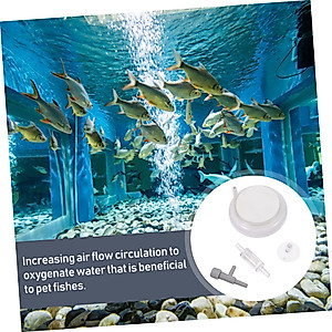 balacoo 3 Sets air Refiner Valve Connector air Check Valve air Tube Connector Fish Tank Fish Tank Pond OUL Diffuser Aerator for Aquarium White Appendix air Pump Plastic