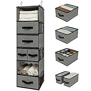 GRANNY SAYS Bundle of 1-Pack Large Storage Container & 1-Pack Over The Door Storage Organizer