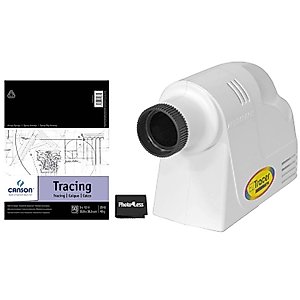 Artograph EZ Tracer Opaque Art Projector for Wall or Canvas Image Reproduction | Canson Tracing Paper 9X12 25 Lb 50 Sheets