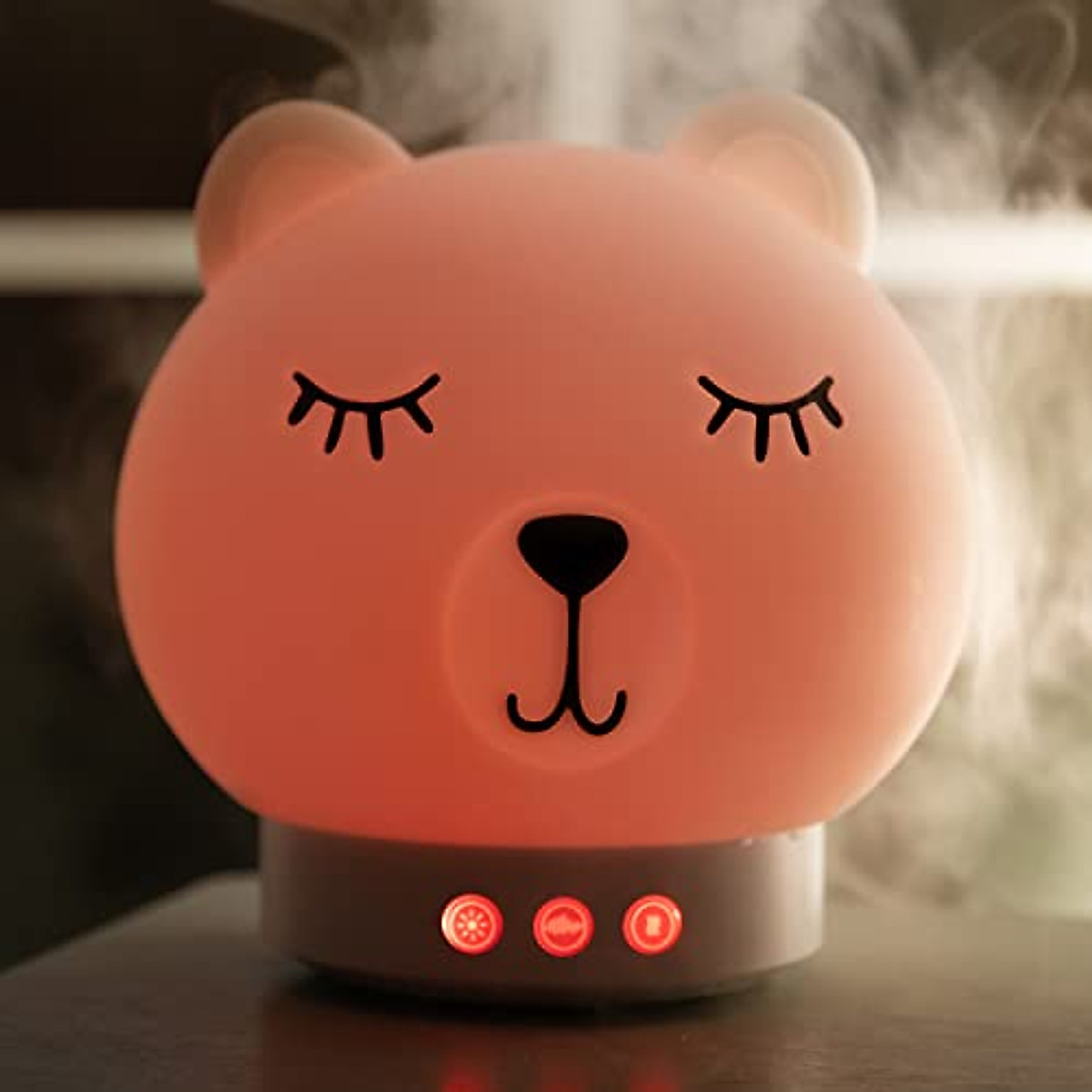 Ingenuity Baby Dream Machine 5-in-1 Sleep Device with Cool-Mist Humidifier, Night Light, Red Light, Pink Noise Sound Machine, Essential Oil Diffuser, Kids 5 Months - 7 Years for Nursery or Bedroom