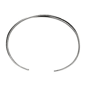 Silpada 'Pas De Deuax' Hammered Double Row Cuff Bracelet in Sterling Silver