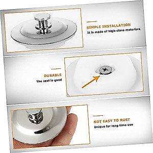 DRESSOOS Bathroom Plug Tub Sink Strainer Basket Bathroom Drain Plug Sink Stopper Plug Bath Plug Sink Drain Cover Kitchen Drain Plug Sink Filter Strainer Bathroom Filter Net Drain Stopper