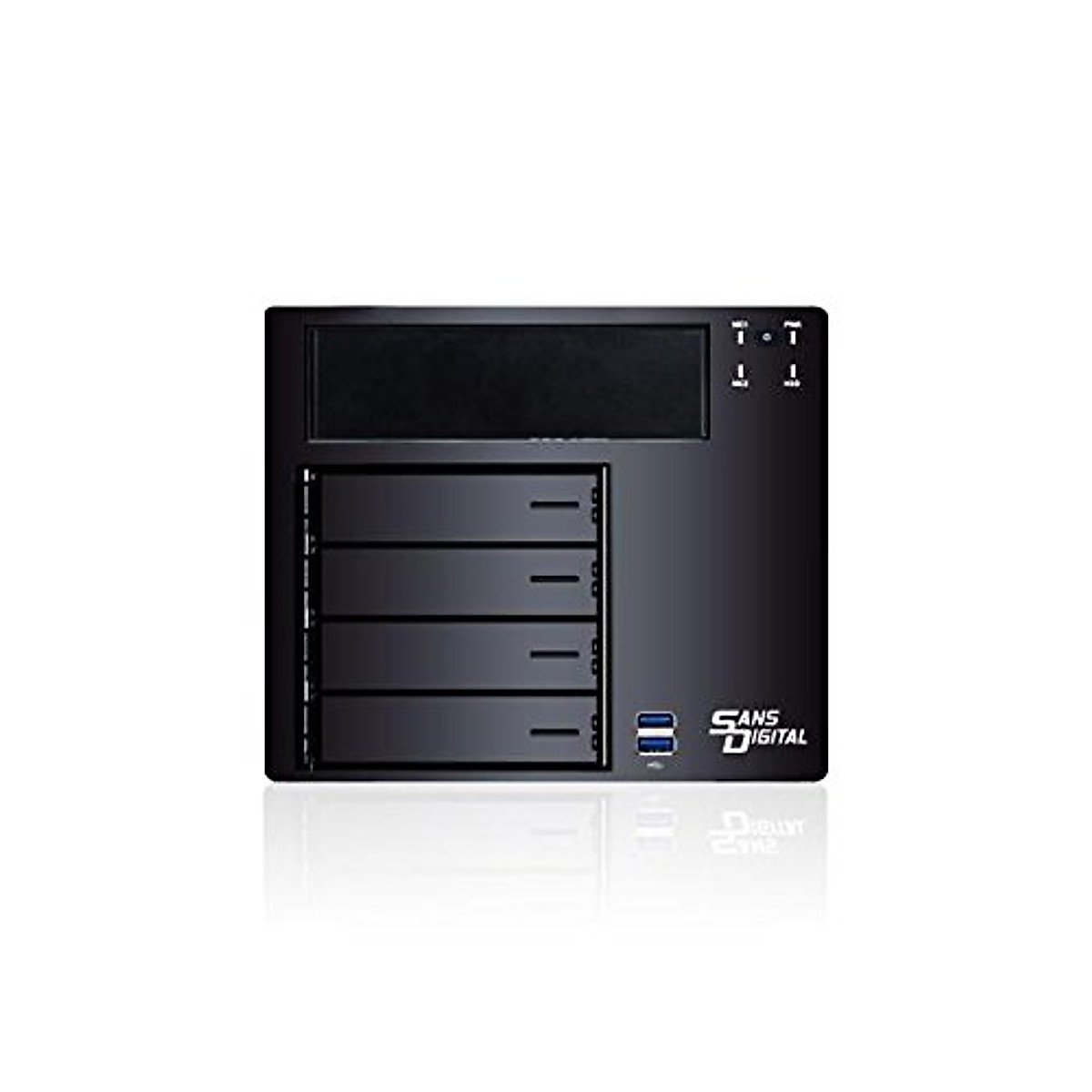 Mini-ITX 4Bay NAS Enclosure Hot Swap 4 Bay with 5.25" Drive Bay Opening
