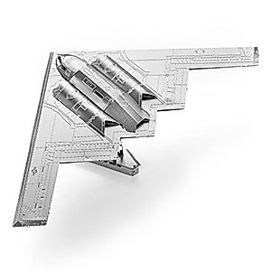 Fascinations Metal Earth Premium Series B-2A Spirit Stealth Bomber 3D Metal Model Kit