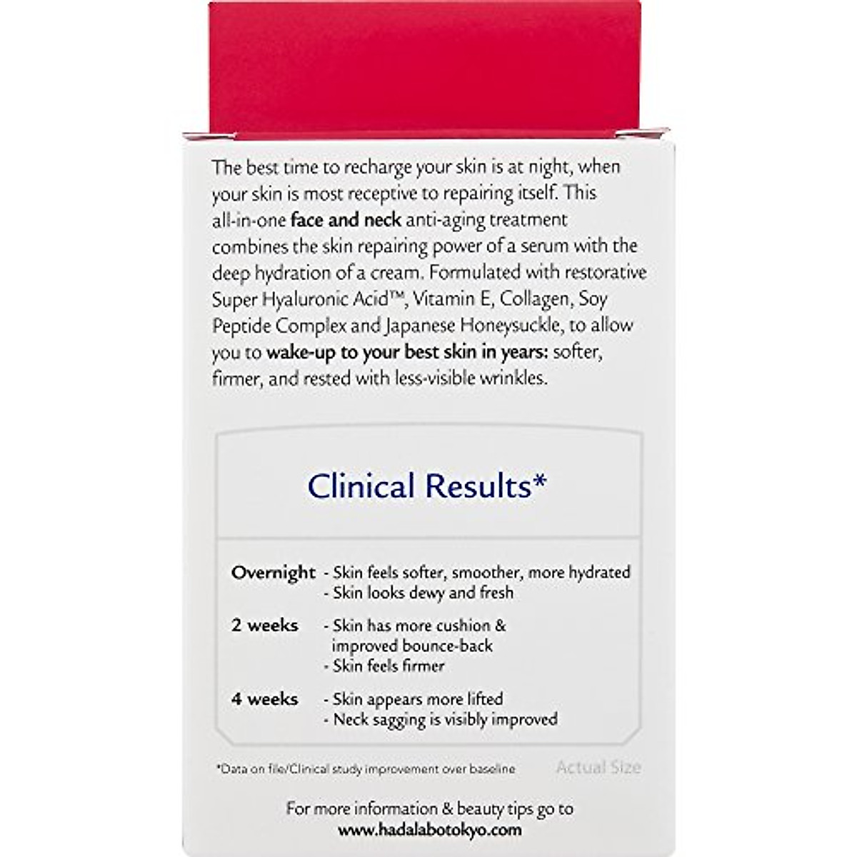 Hada Labo Tokyo Overnight Treatment - 1.76 oz Container