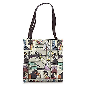 Disney Villains Panels Tote Bag