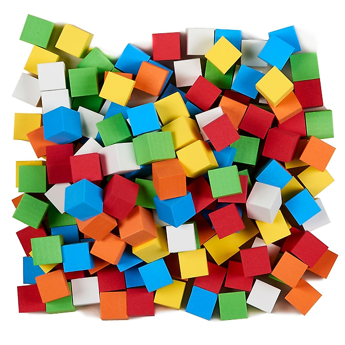 Koplow 16mm Blank Color Foam Dice 200ct Assorted (KOP18922)