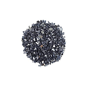 WO Outdoor Tempered Glass 1/2" inch High Heat Fire Rocks for Gas or Natural Fire Pit Table, Propane Fireplace, Safe for Outdoors and Indoor, 10 lb. - 10 Pounds (Gray Reflective)