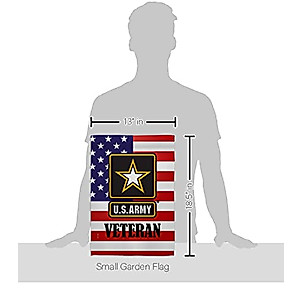 US Army American US Flag Home Decor Armed Forces Rangers Official Licensed United State Military Banner Wall Hanging Veteran Gifts Retire Yard Tapestry Decorative Cemetery Garden Rememberance Made in USA