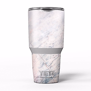 Design Skinz Slate Marble Surface V12 - Skin Decal Vinyl Wrap Kit Compatible with The Yeti Rambler Cooler Tumbler Cups