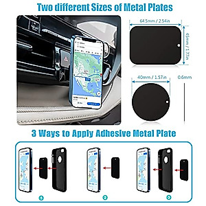 Mengfly Car Phone Holder, Air Vent Magnetic Navigation Mount, for Toyota Highlander/Hybird 2020 2021 2022 2023, Magnet Custom Cradles Stand for iPhone Samsung HTC and All Smartphone