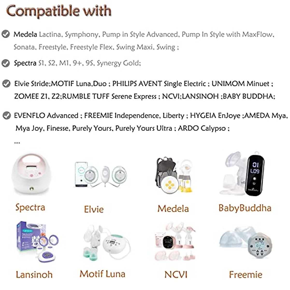 Bwcece Wearable Silicone Milk Collection Cups,Closed System Breast Milk Collection Cups,BreastMilk Collector Cup,Pump On The Go-24mm(2PCS)