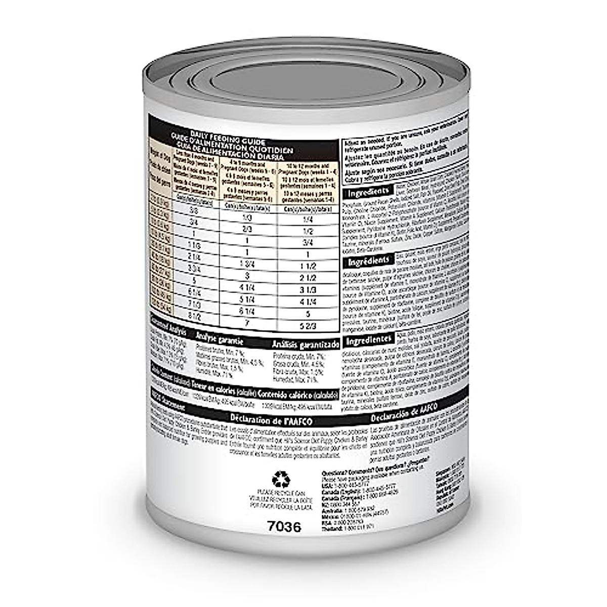 Hill's Science Diet Wet Dog Food, Puppy, Chicken & Barley Recipe, 13 oz. Cans, 12-Pack