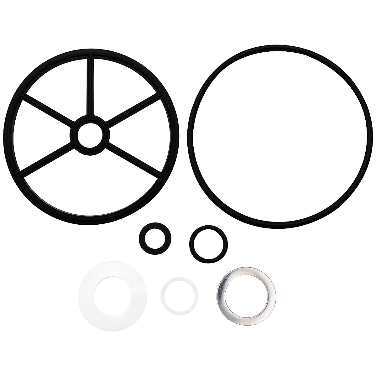 TIROAR Pool Filter Valve Spider Seat Gasket Seal Kits Compatible with Hayward SP0710, 0710X, 0711, 0712, 1 1⁄ 2" Vari-Flo Valves (1976-Pre) Replacement for “X” Valve Body