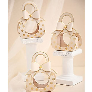 Cute Candy Boxes Paper Party Favor Boxes with Bowknot for Baby Shower Wedding Birthday Party Gift Bridal Shower, Pack of 30