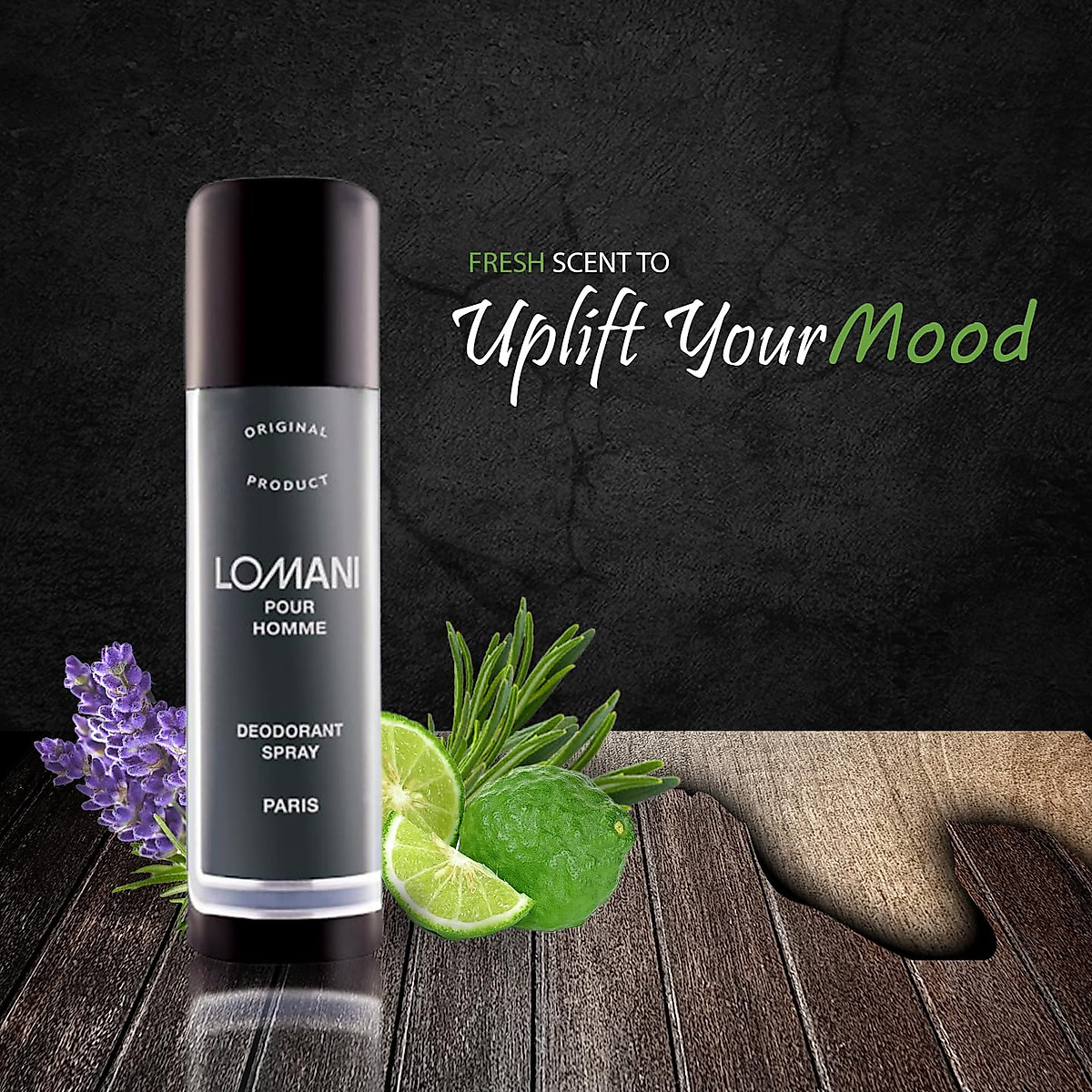 Lomani Pour Homme Deodorant For Men 200 ML